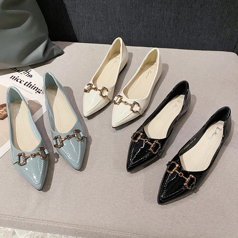 Pointed Toe Ballet Flats – Madayas